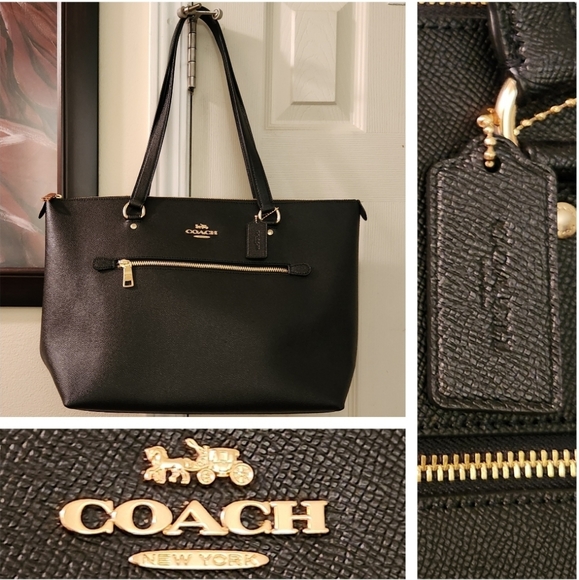 Coach | Bags | Coach Cross Grain Leather Gallery Tote | Poshmark